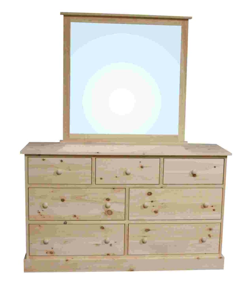Cottage Dresser with Mirror - Mennonite Furniture Gallery